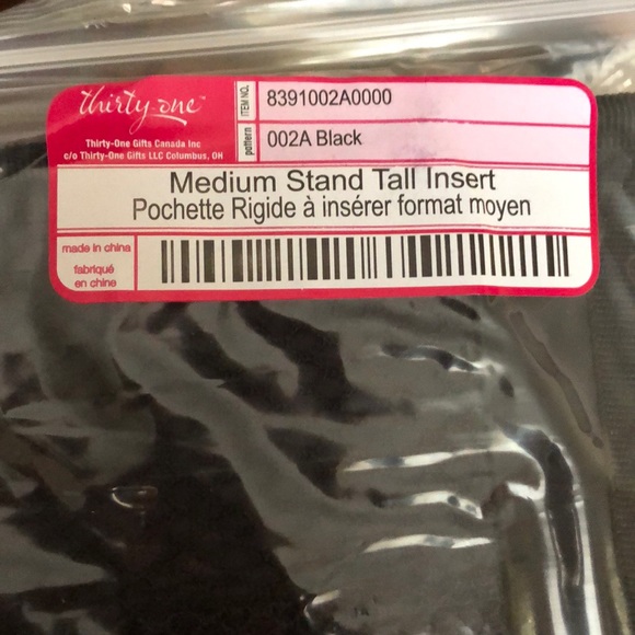 thirty-one | Bags | Medium Stand Tall Insert Black | Poshmark